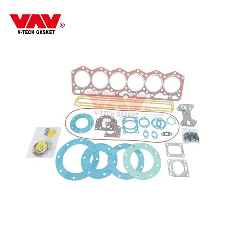 6137-K1/K2-9901 6D105 Full Gasket Engine Repair Kit for KOMATSU PC220-8 Overhauling Gasket ...