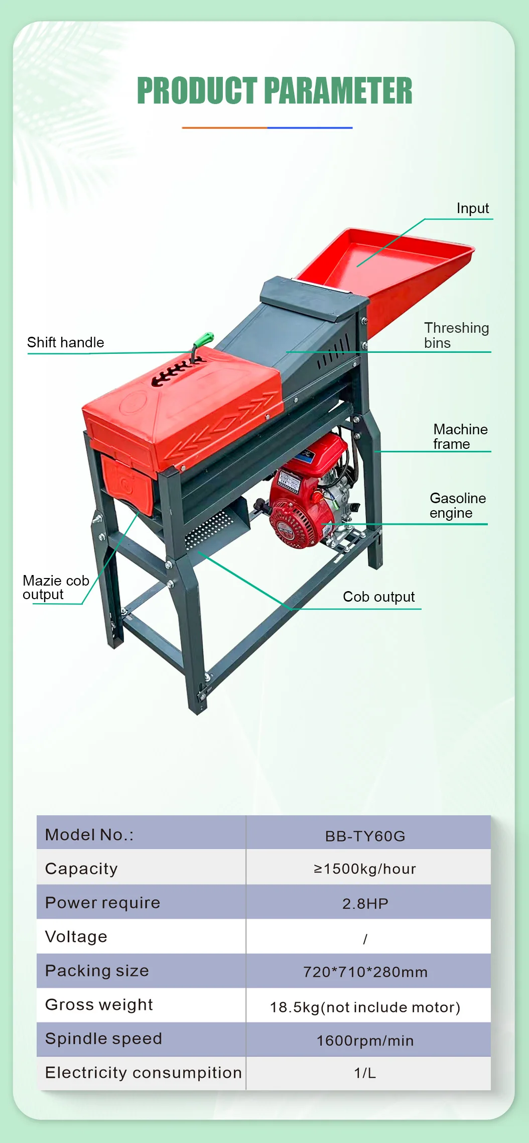 Threshing Corn Efficiently with Original Design Machines