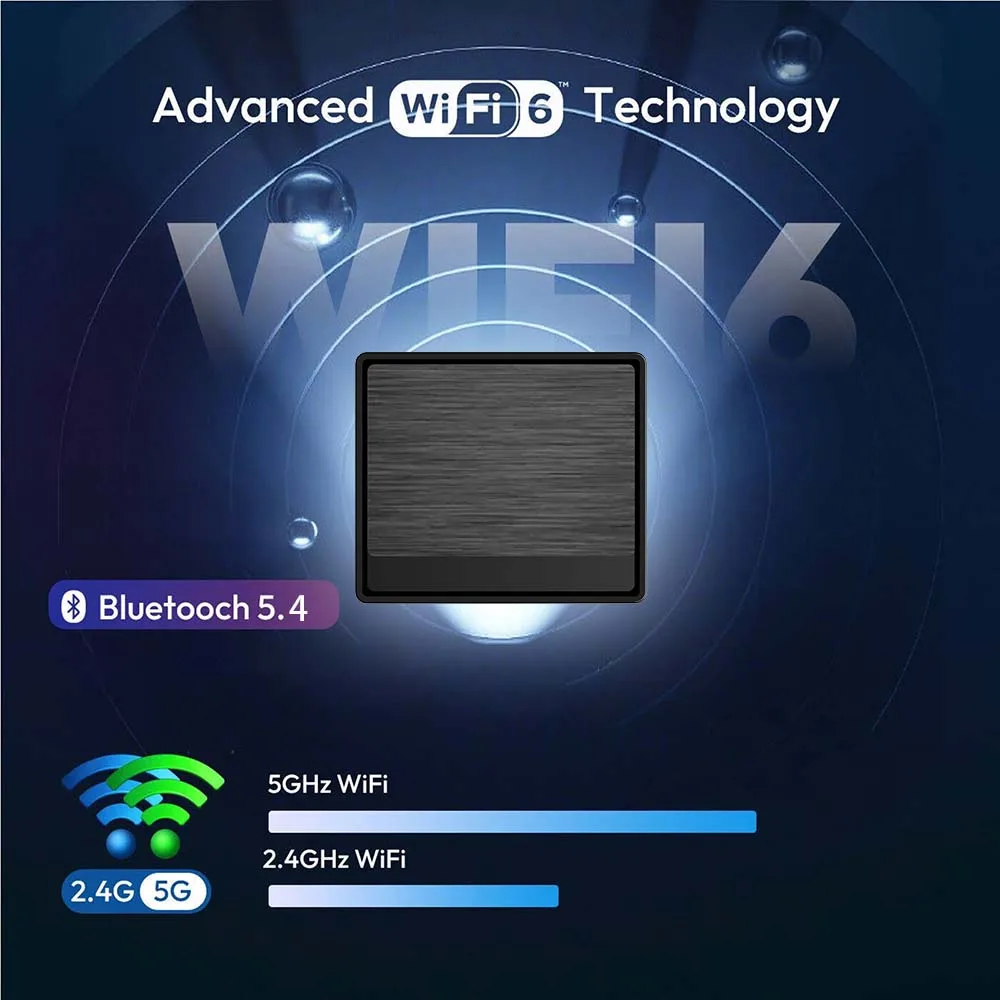 Lemon TV Mini Smart TV Box Android 12 H618 2GB 16GB 2,4G/5GHz Wifi6 BLE5.4 Android TV Box 4K ...