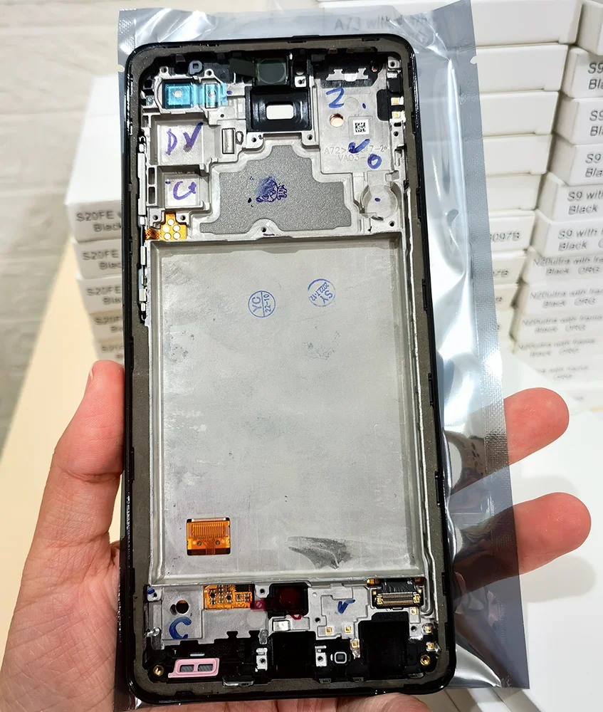 Original Amoled Lcds Replacement Touch Screen Display Lcds For Samsung Galaxy A72 4g 5g 4g A725 ...