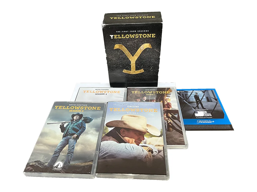 Yellowstone Season 1-4 Boxset 17 Discs Factory Wholesale Dvd Movies Tv ...
