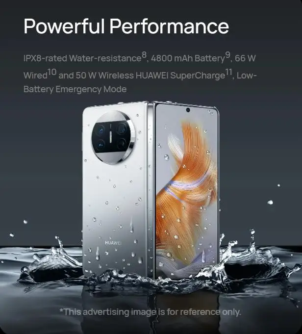 Huawei Mate X3 Folded Screen Mobile Phone Snapdragon 8+ Gen 1 Octa Core HarmonyOS 3.1 50MP Rear ...