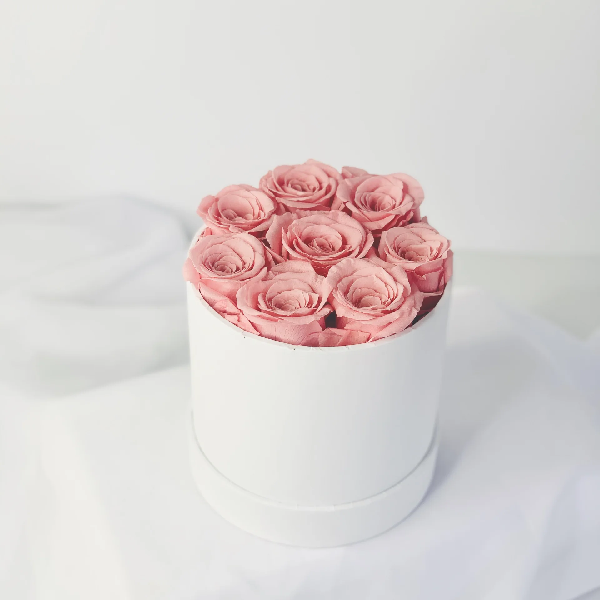 velvet Box Eternal Box Roses bucket bouquet Gift Real Preserved Flowers Annivers - munimoro.gob.pe