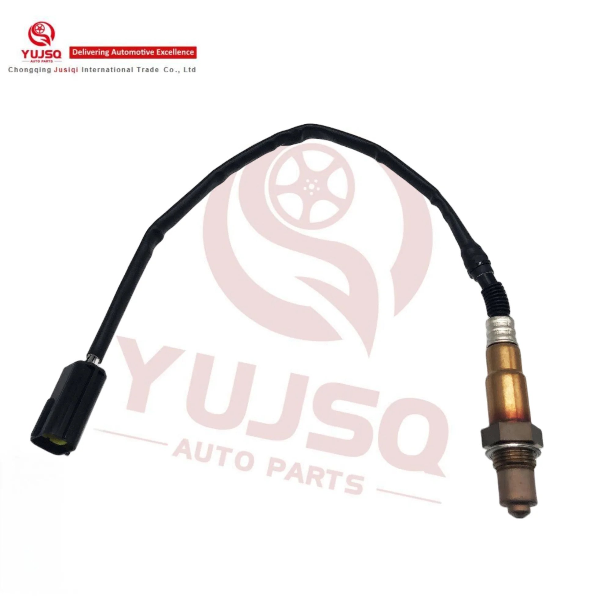 Oxygen sensor close-up view