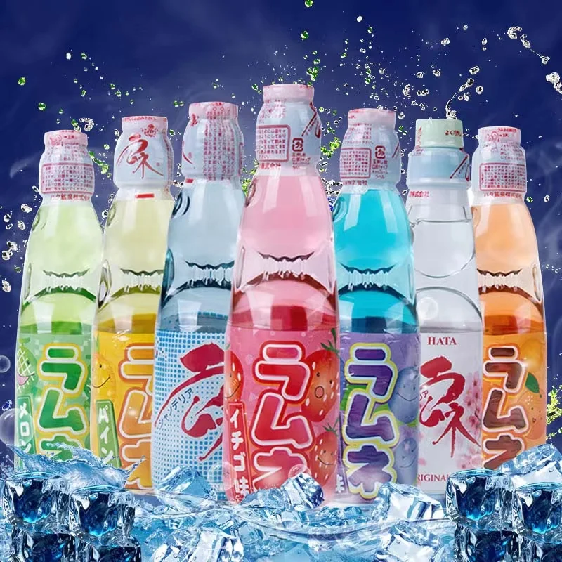 Exotic Ramune Drinks - Enjoy Fruity Carbonated Soft Drinks