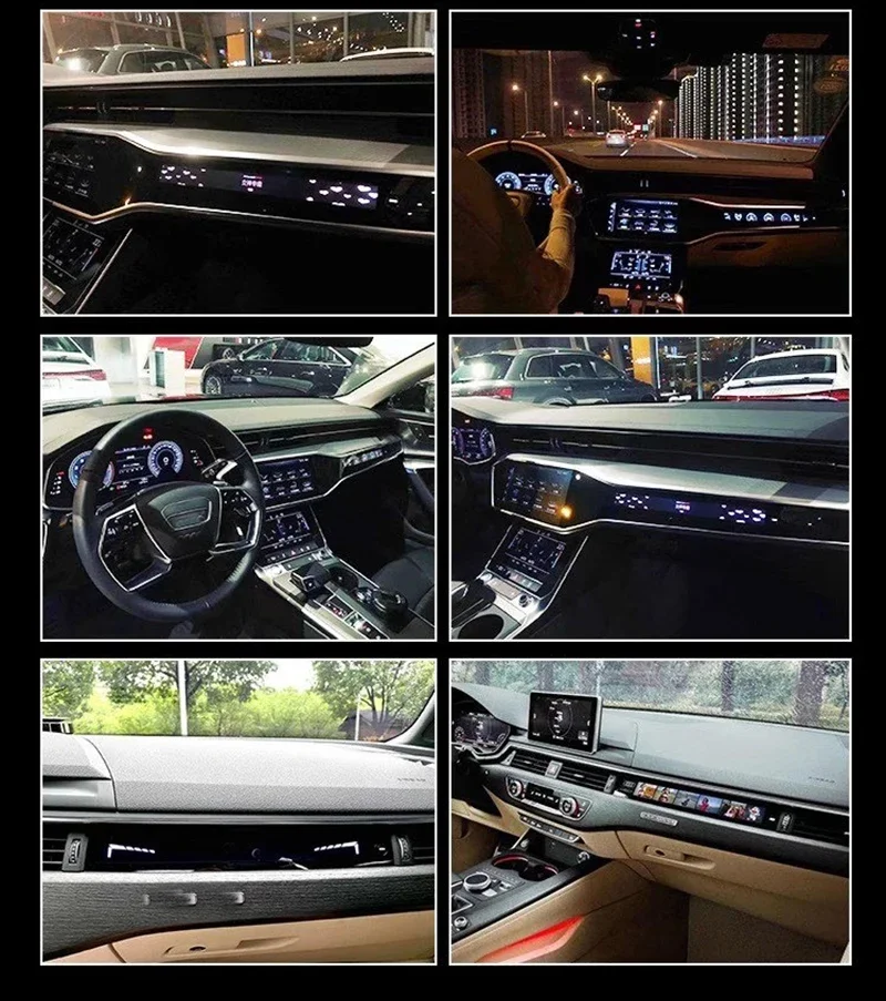 Car Instrument Dashboard Display Copilot Lcd For Audi A4 A4l S4 Rs4 A5 S5 Rs5 2016-2020 Android ...