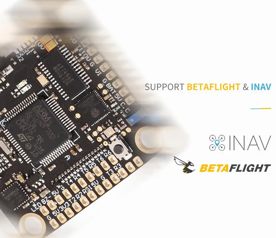 T-MOTOR F7 PRO STM32F722 Fly Tower Flight Controller Wi-Fi 8x PWM BF/INAV ESC Digital Blheli_32 ...