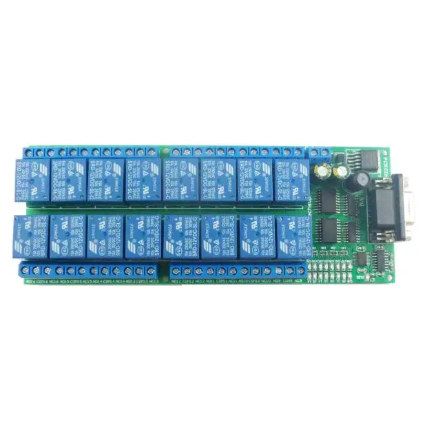 16 Channel RS232 Relay DB9 Female Interface Serial Port Remote Control Switch R223C16 ...