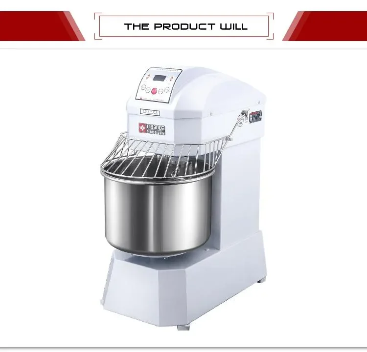 Automatic Commercial Flour Mixer 25kg Dough Kneading Machine 3kw Electric Motor Baking Equipment ...