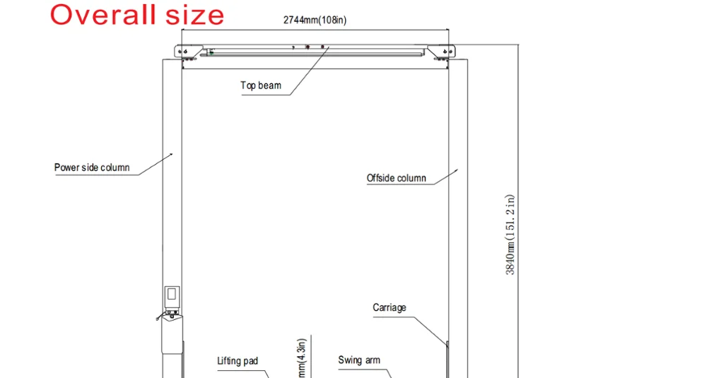 Elevador De Coche Hidráulico Para Launch Tlt235sc(u),3,5 Toneladas,Con Peso Total Inferior A 4,0 ...