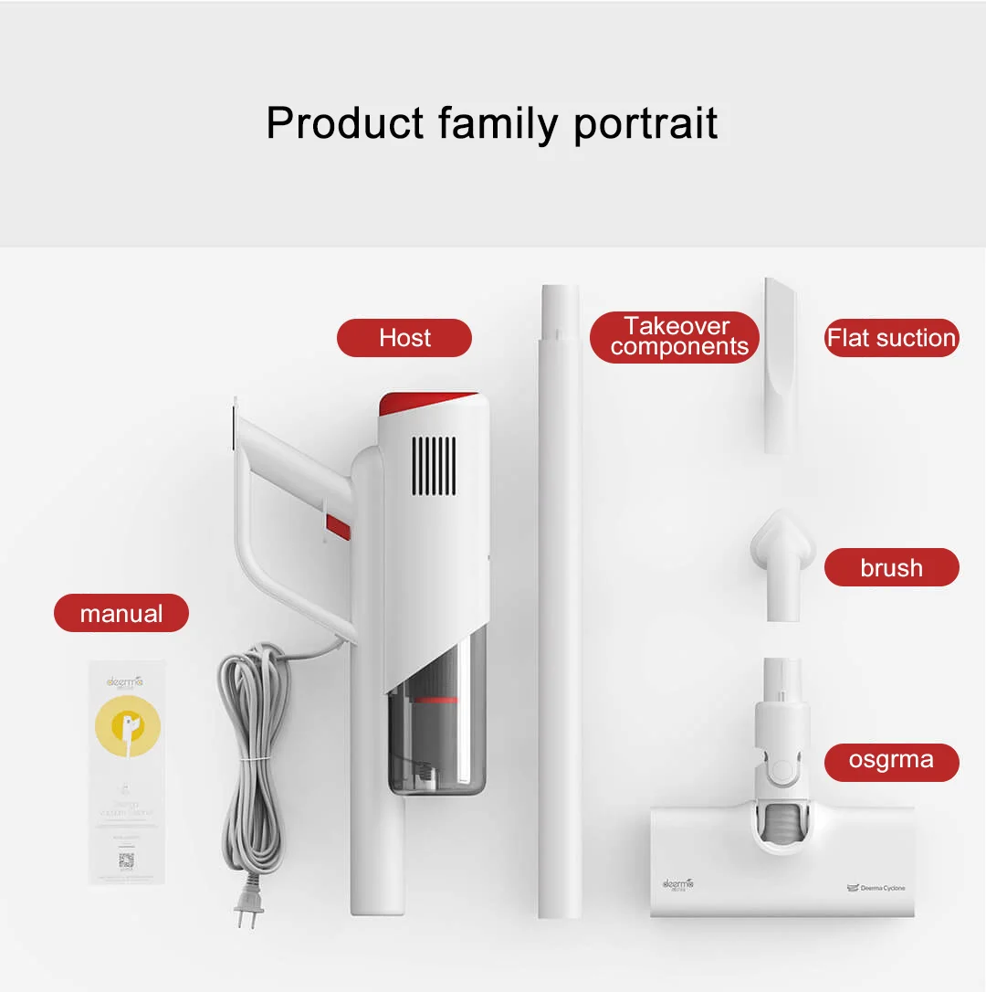 Xiaomi Deerma Dx300 15kpa Hand Held Portable Vacuum Cleaner Household Strength Dust Collector ...