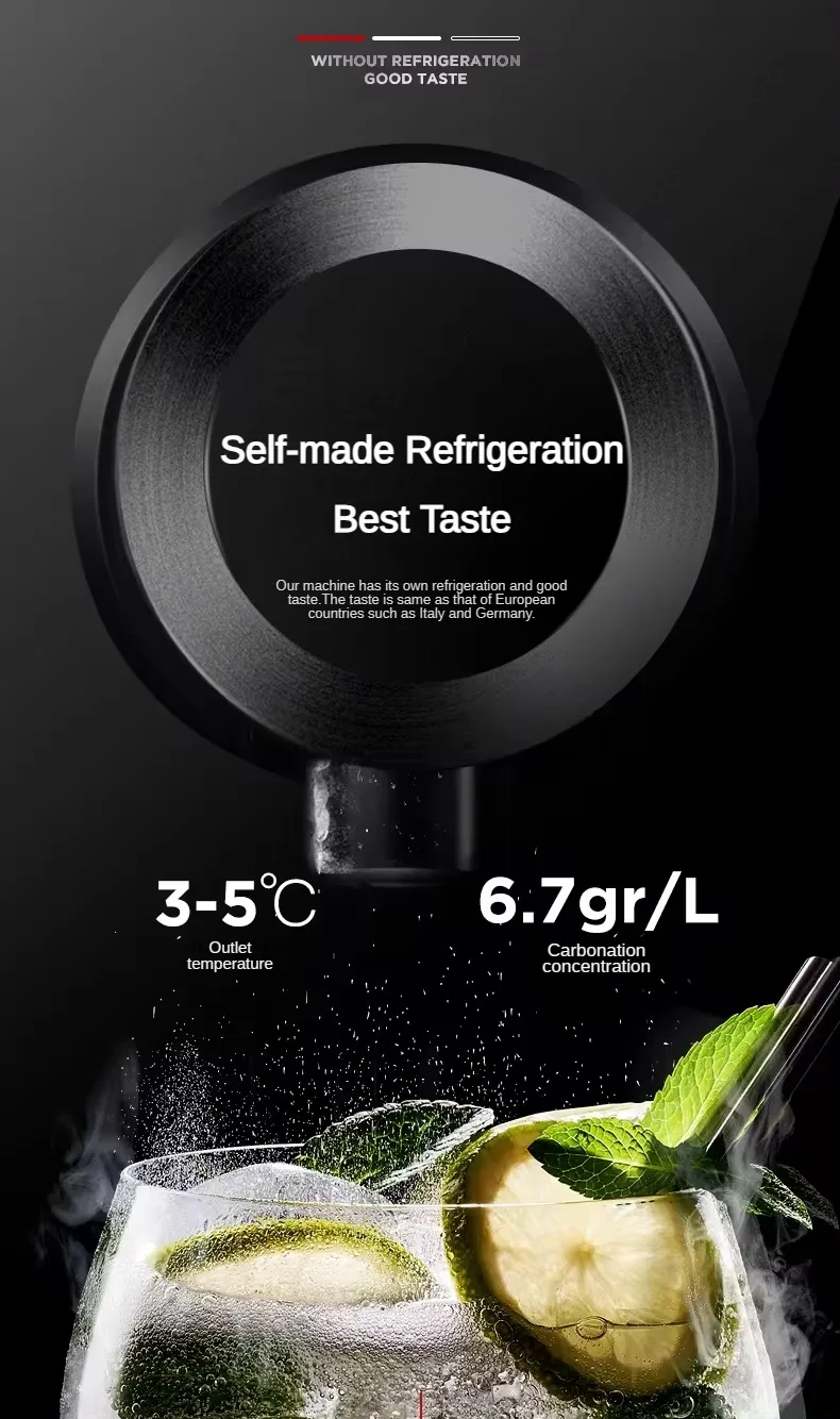 2024 Commercial Sparkling Water Soda Maker Dispenser Machine for Sale Ice Co2 Machine for Soda ...