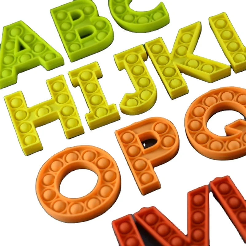 Alphabet popper Stress Balls & Desk Toys Toys Toys & Games etna.com.pe