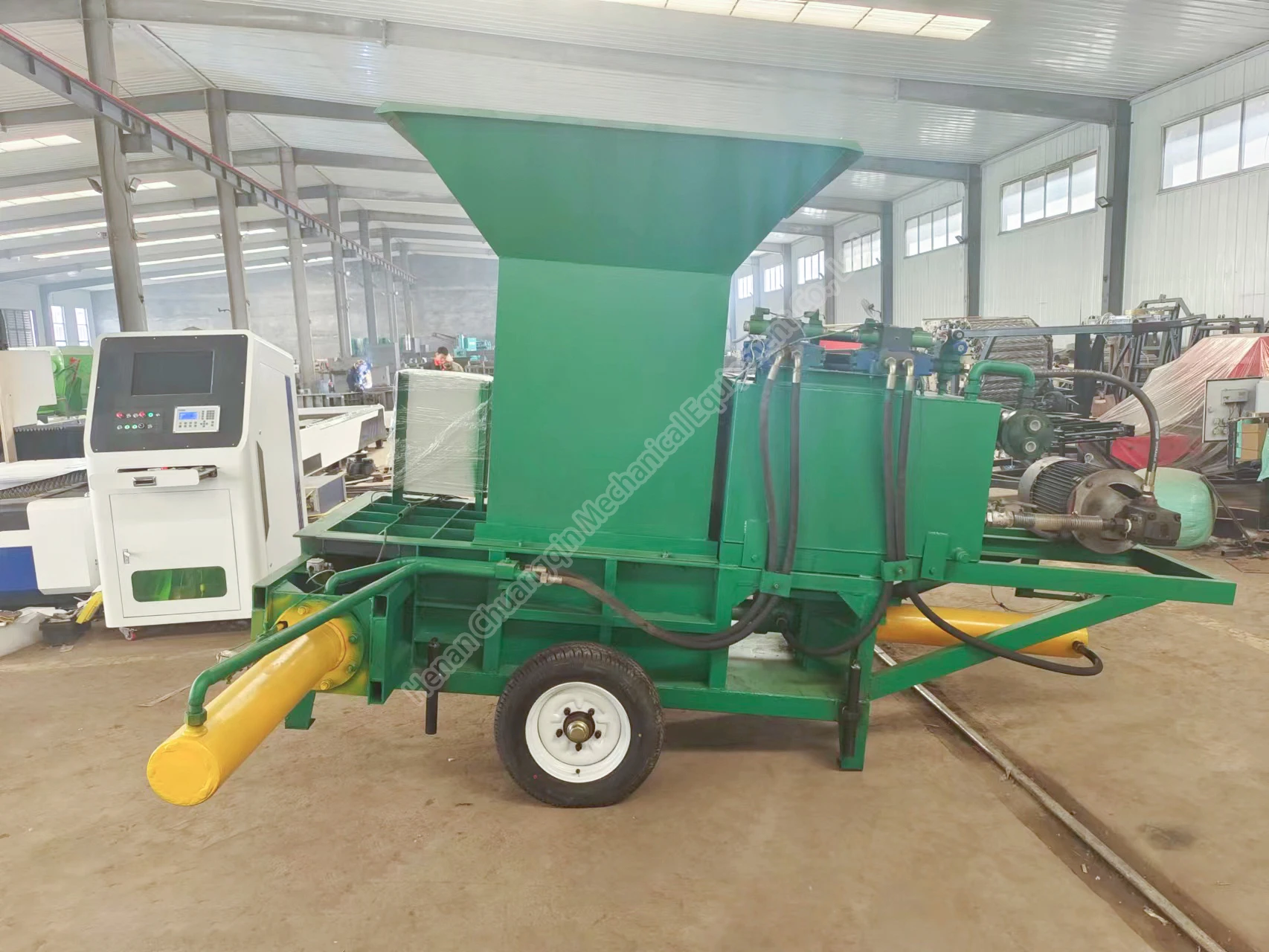Large Silage Balers Machine Hydraulic Pressure Hay Baler Machine Alfalfa Hay Press Baler - Buy ...