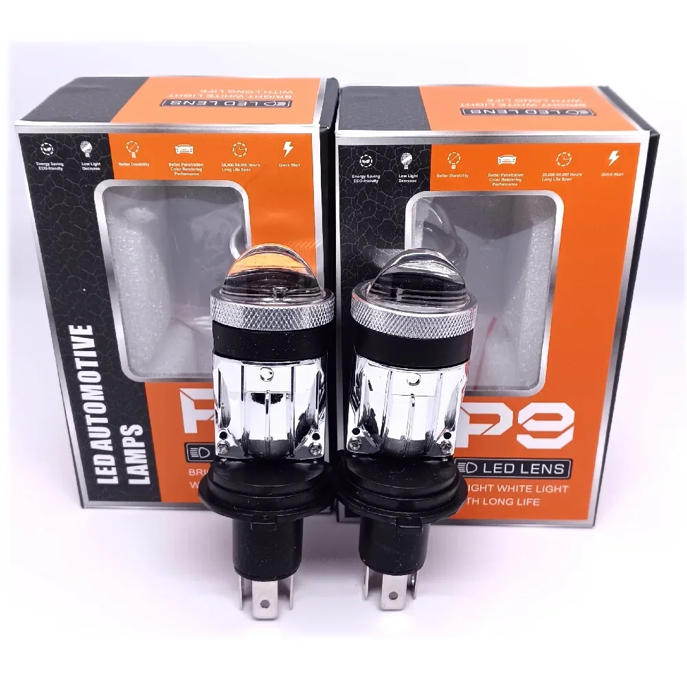 New Led H4 Automobile Headlight Mini Projector Lens Auto Light H4 Mini Lens Car Styling ...