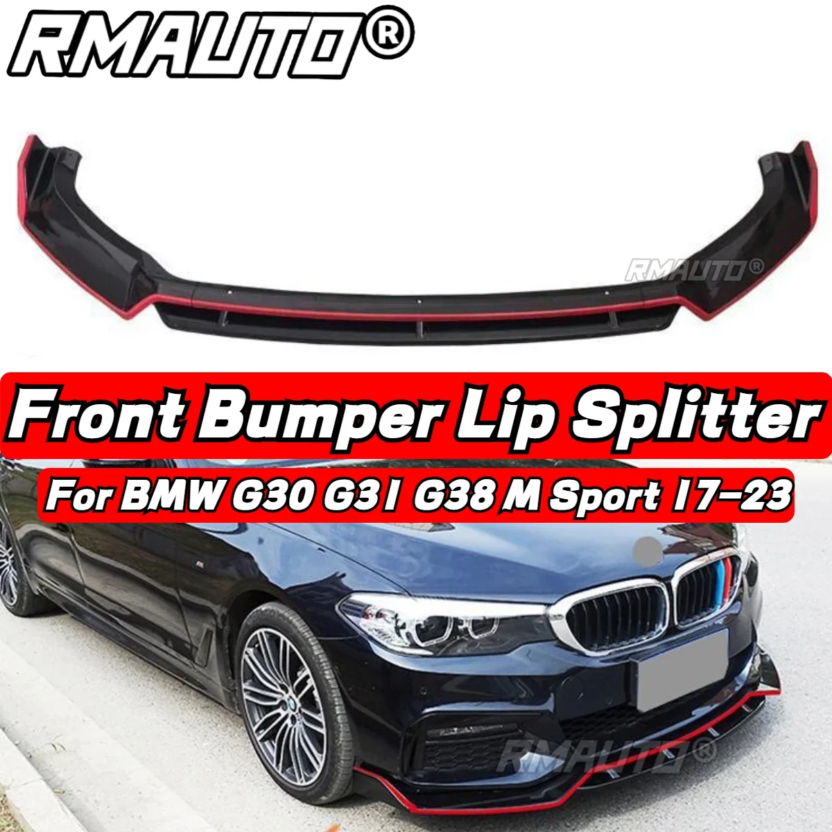 G30 G31 G38 Lip Front Bumper Lip Spoiler Splitter Diffuser Guard Body Kit For Bmw G30 G31 G38 M ...