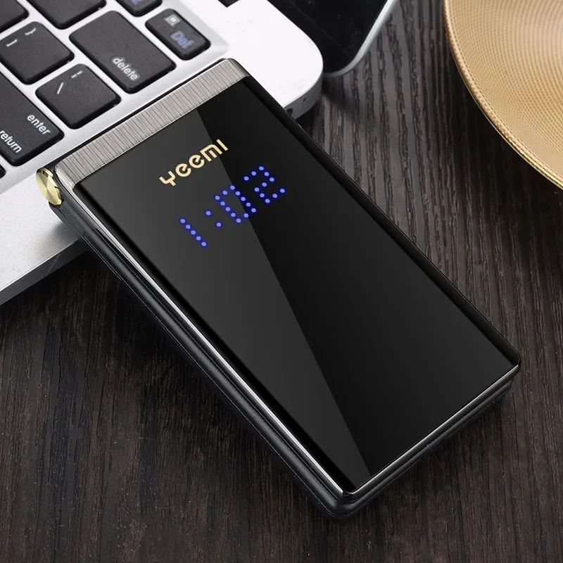 YEEMI M2-C Flip Mobile Phone - Elderly-Friendly 2G Dual SIM