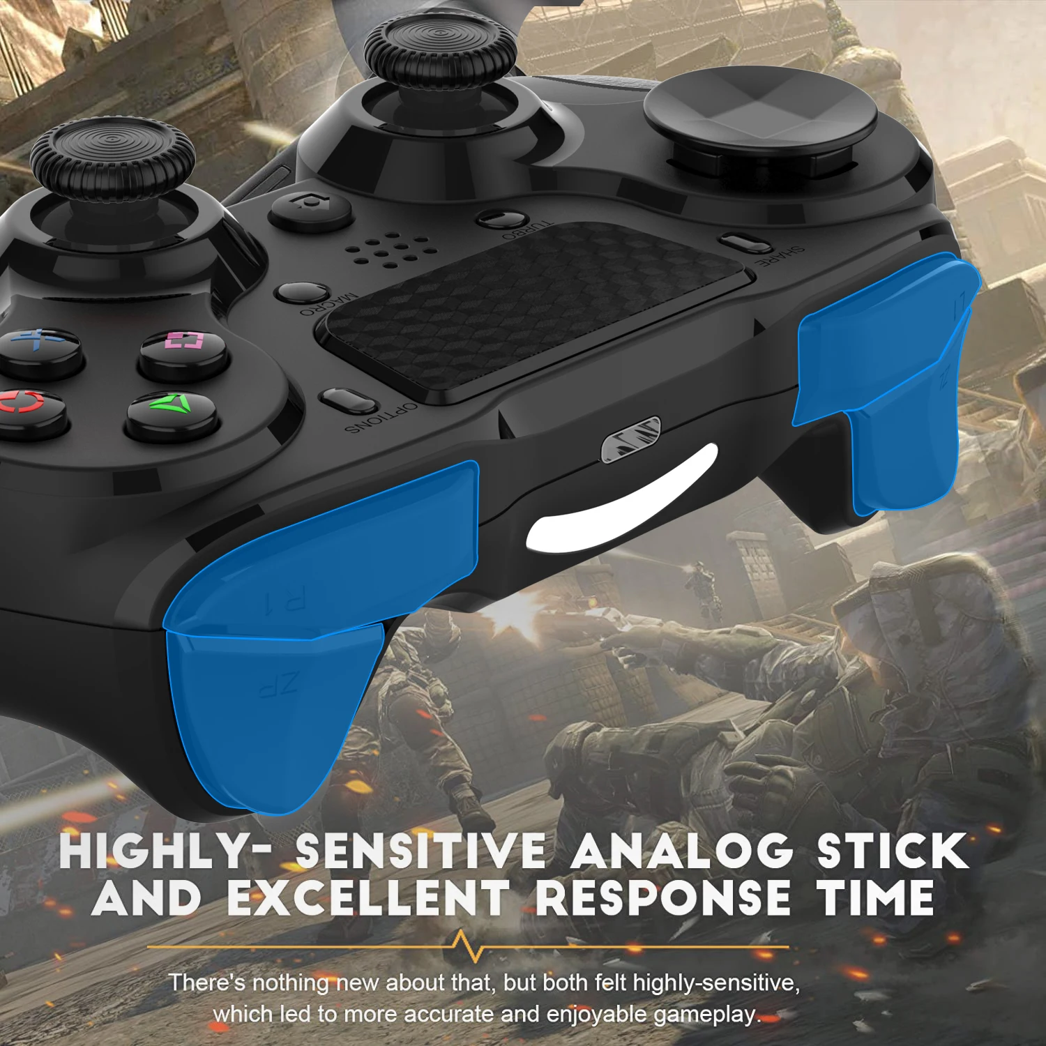 Control Para Celular Gaming For Ps4 Game Controller Game Pad Mobile Controller For Ps4/pc(steam ...