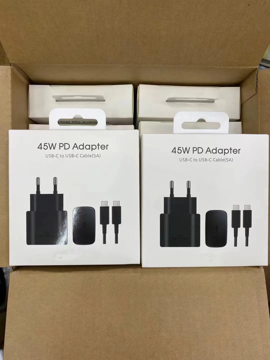 45WPD USB-C Super Fast Charging Charger Type c 45W Travel Adapter for Samsung Galaxy S23 24 ...