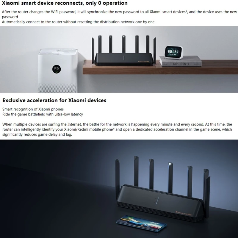 New 2021 Xiaomi Mi Router Ax6000 Aiot Powerful Wi-fi 6 Router ...