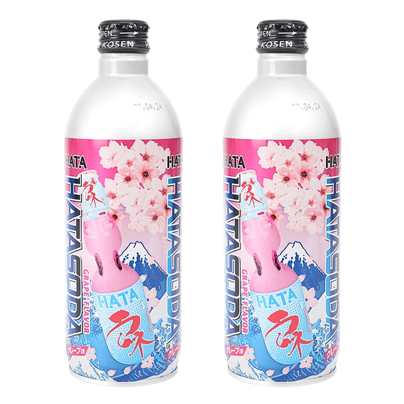 Japanese Hada Hata Carbonated Drink 500ML - Exotic Soft Drink