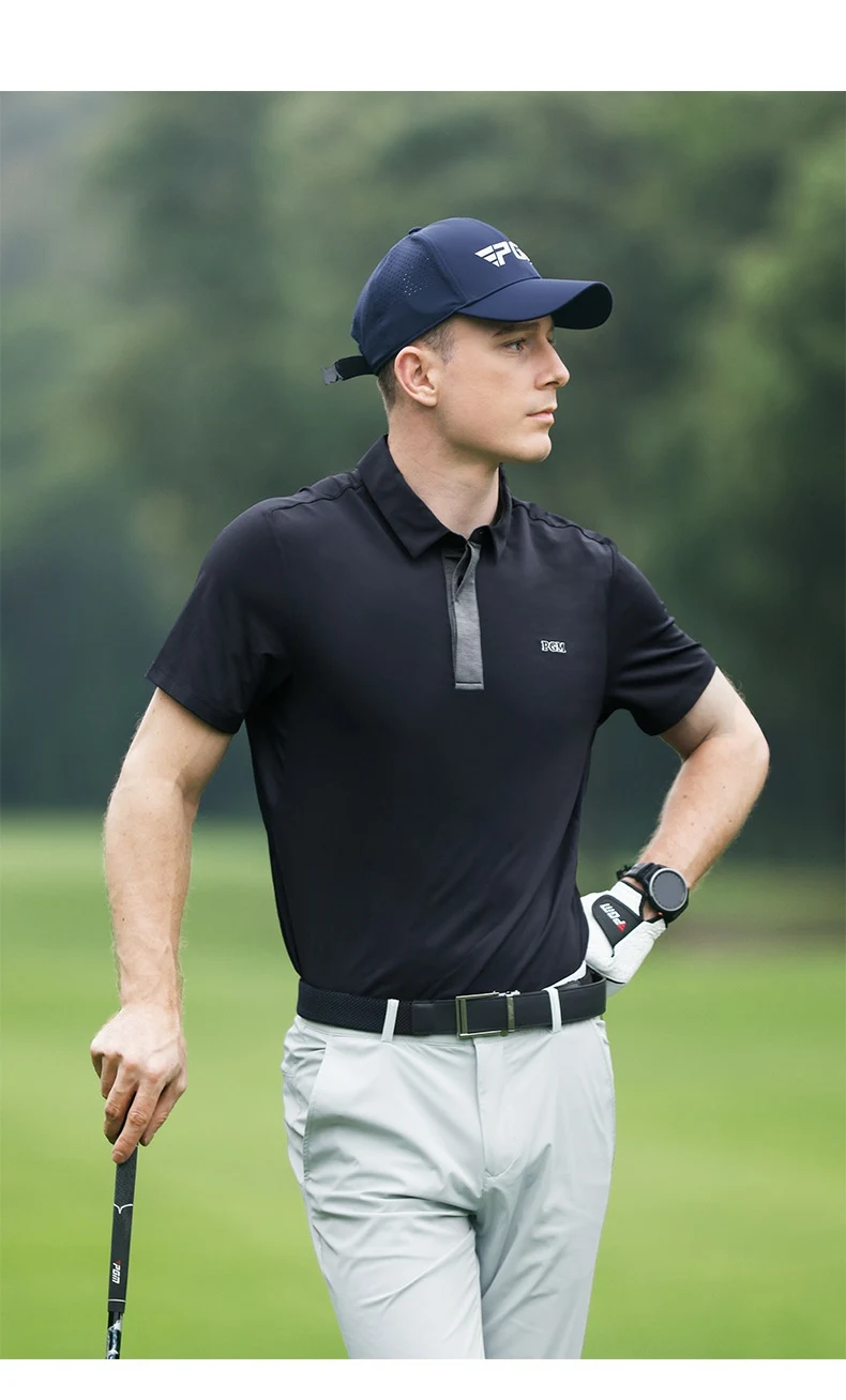 PGM YF572 Custom Golf Clothing Men Moisture Wicking Golf Polo Shirt PGM YF572 Custom Golf Clothing Men Moisture Wicking Golf Polo Shirt
