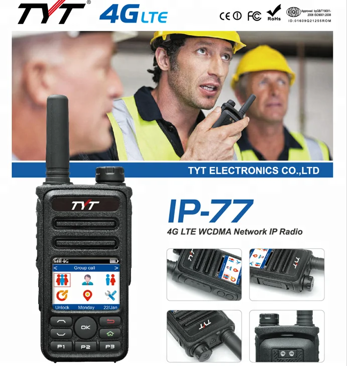 Ip-77 Tyt Zello 4g Lte Walkie Talkie 3g Wcdma Poc Radio Two Way Radio With Gps Beidou Sos ...