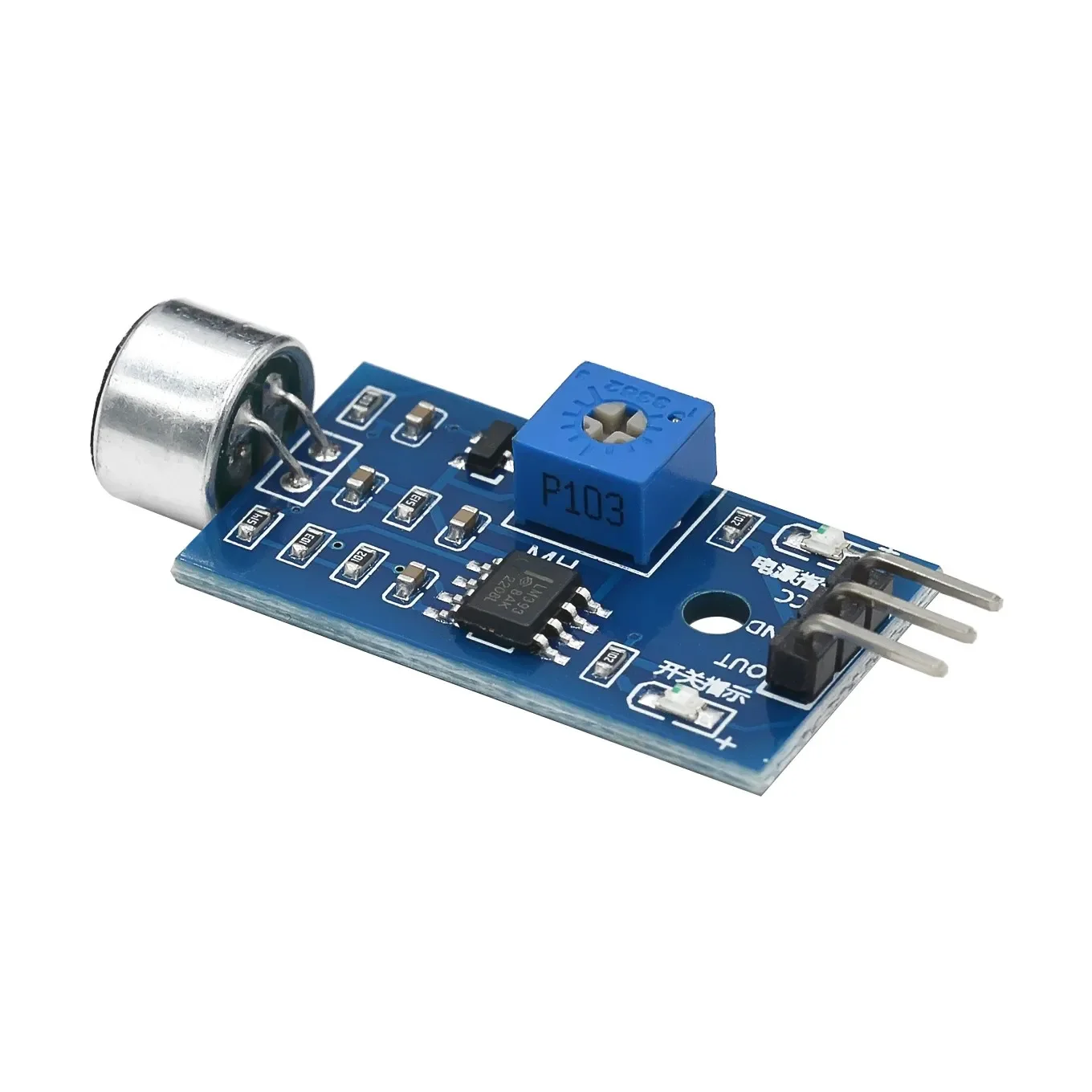 Sound Sensor Module Sound Detection Module Whistle Module Voice Control Switch Output High And