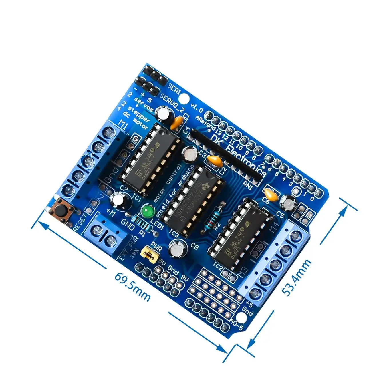 Ltrig Custom 1pcs L293d Motor Drive Shield For Arduino Duemilanove Mega / Uno - Buy Module ...