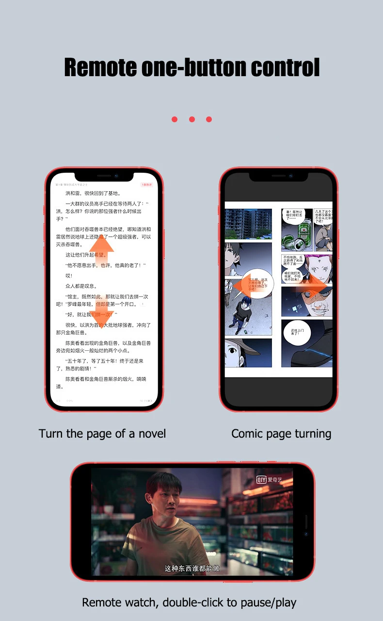 Tiktok Scroll Ring - Bluetooth Remote Control Smart Ring