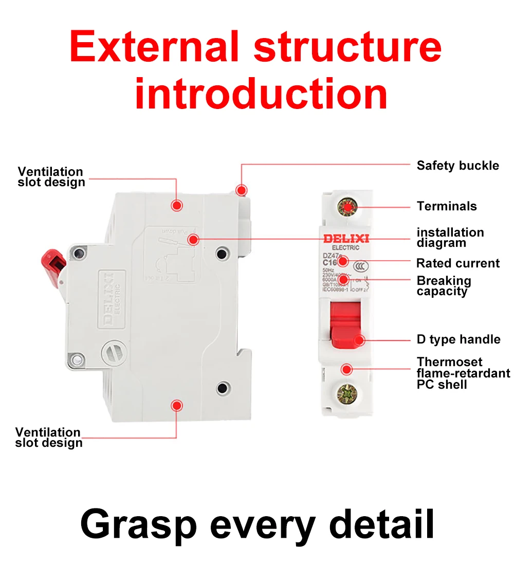 DZ47S Voltage Regulator Circuit Breaker - Reliable Performance