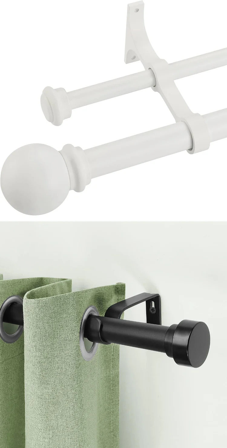 Simple Curtain Rod Pipe Poles Iron Steel Aluminum Plastic Accessories ... Simple Curtain Rod Pipe Poles Iron Steel Aluminum Plastic Accessories ...