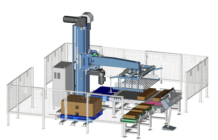 Robot Palletizer Palletizing Robot Stacking Automatic Production Packing Robot Palletizer ...