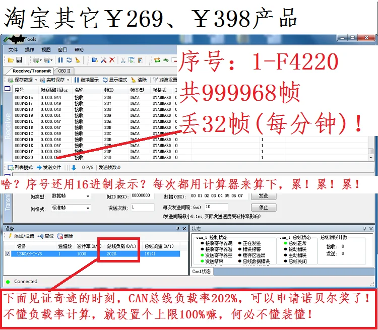 Can Analyzer Canopen J1939 Devicenet Usbcan 2 Usb To Can Compatible Zlg