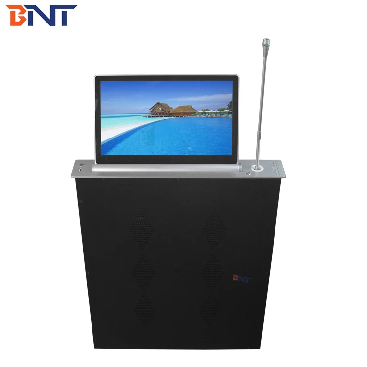 Bnt 15.6 Inch Table Mount Touch Screen Lcd Monitor Lift For Video Conference System For Interior ...