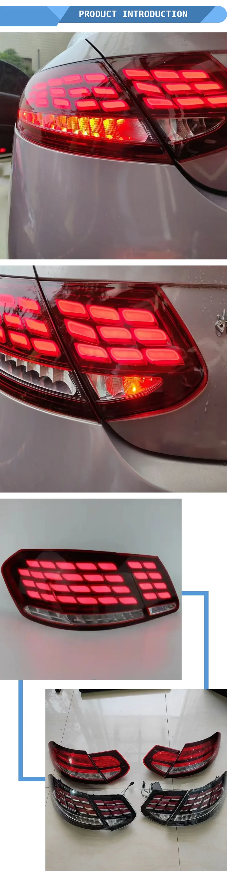 Modified To S Coupe Led Taillight For Mercedes Benz E-class W212 Leans ...