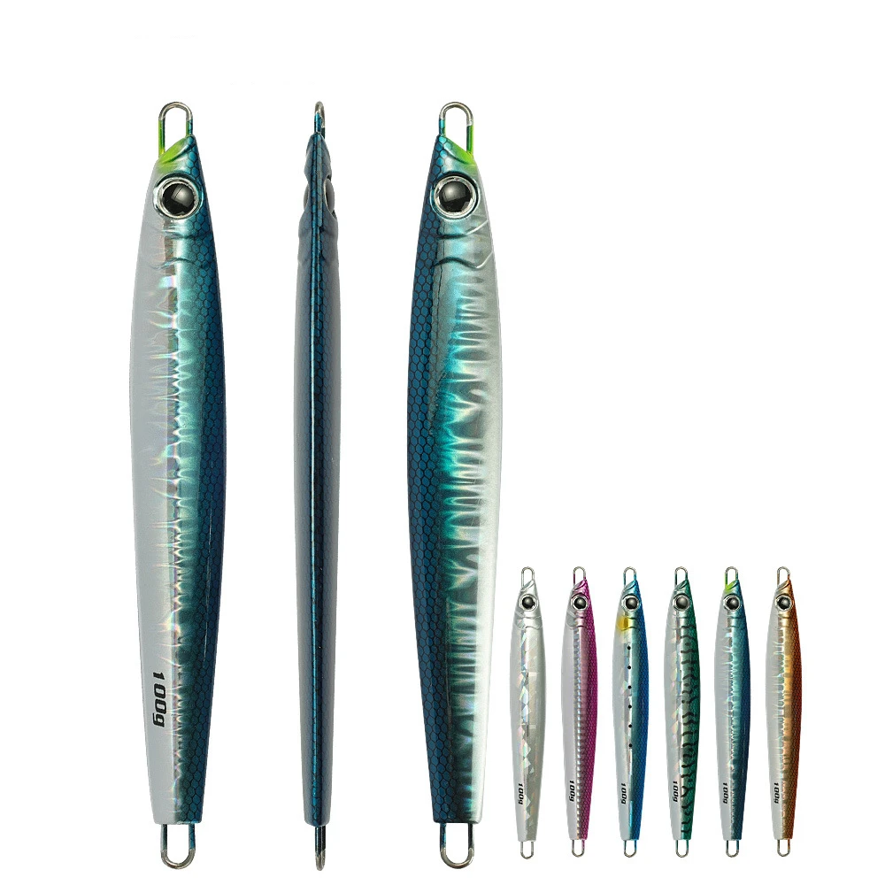 Jigs Fishing Lure Metal Casting Jigging Lure 100g 130g 160g 200g Iscas 3d Eye Lifelike Fast ...