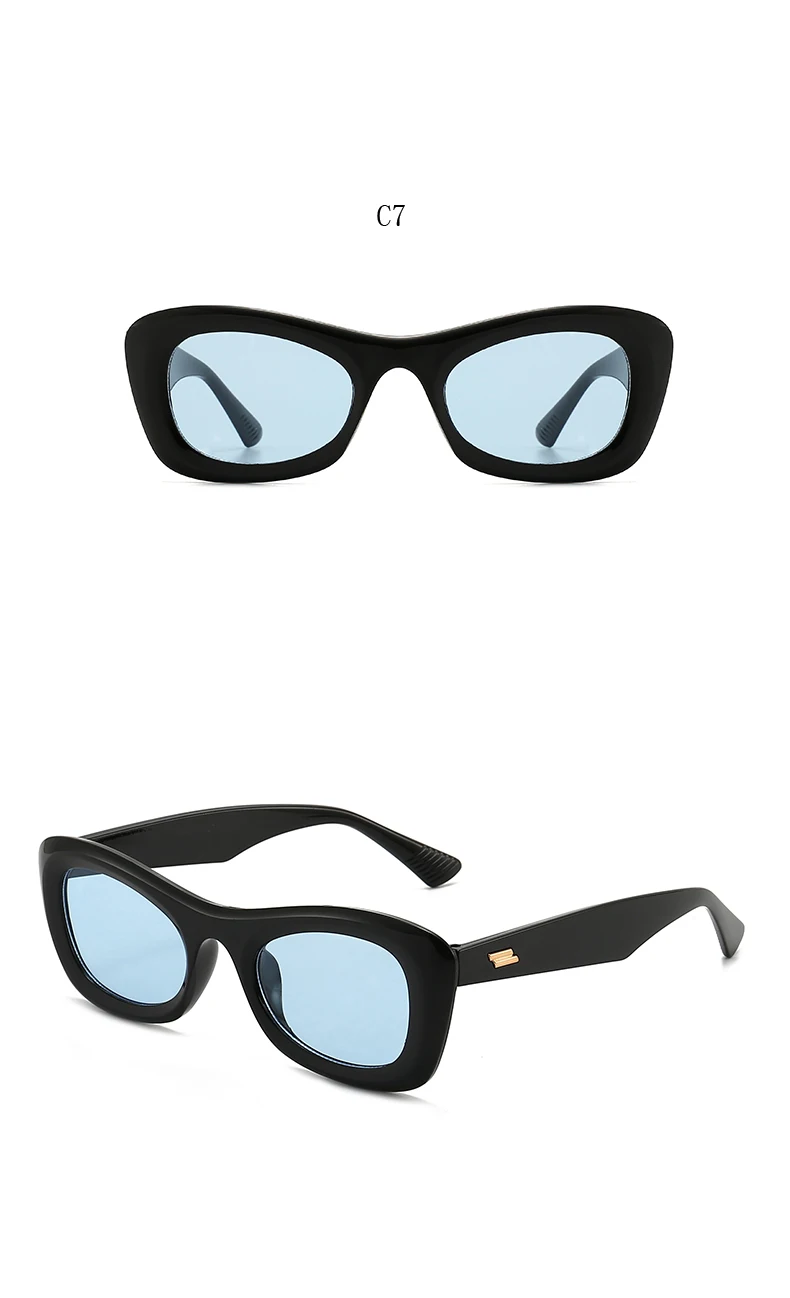 Square Sunglasses Women Sexy Vintage Brand Designer Sun Glasses UV400 Colorful Sunglasses for ...