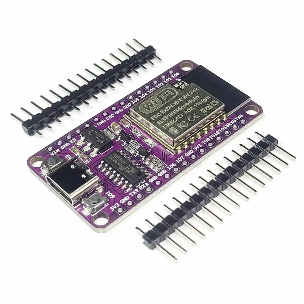 NODEMCU-ESP32-C2 Development Board On-board ESPC2-12 Module Compatible with ESP8684-DevKitM-1 ...