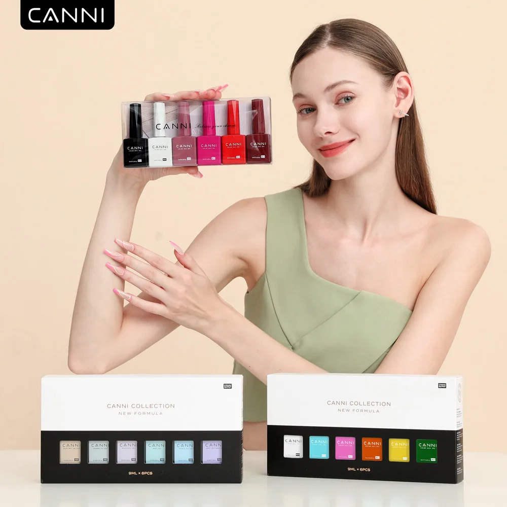 CANNI Blue Nail Gel Polish 9ml New Arrival Soak Off UV LED Gel Varnish Full Coverage Super ...