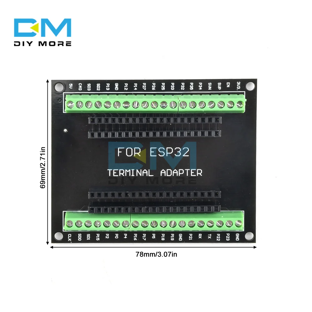 ESP32扩展板与ESP32 WiFi蓝牙开发板NodeMCU-32S Lua 38Pin GPIO扩展板兼容| Alibaba.com
