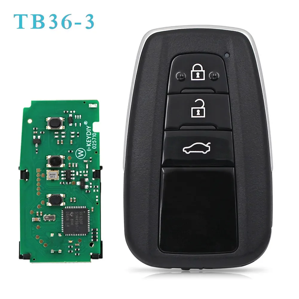KEYDIY TB Smart Key TB36 TB36-3 KD 8A Remote Key for Toyota Corolla RAV4 Lexus ES GS FCCID:0020 ...
