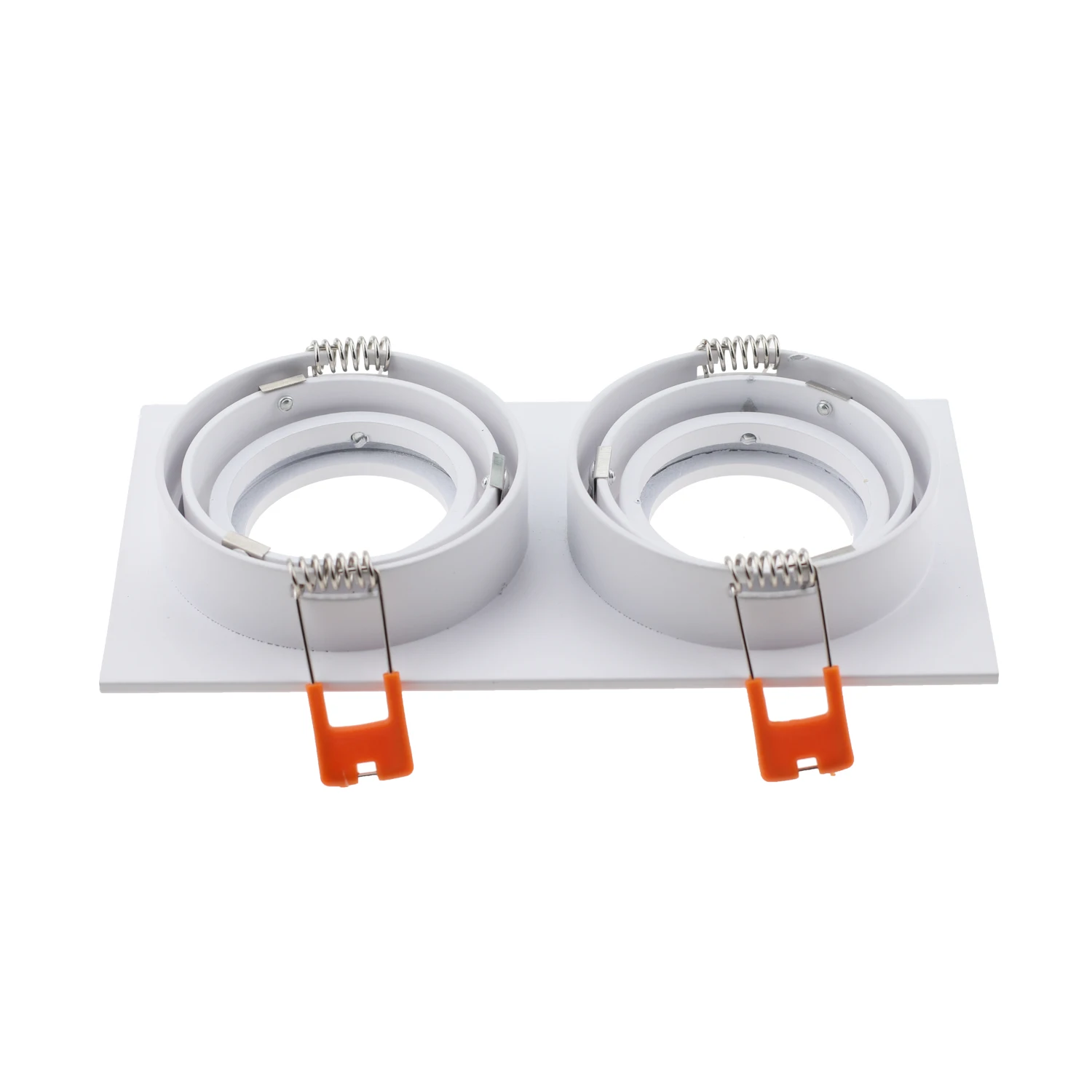 Double Ring Led Ceiling Downlights Recessed Adjustable GU10 MR16 Bulb Socket Base Spot Lamps for ...