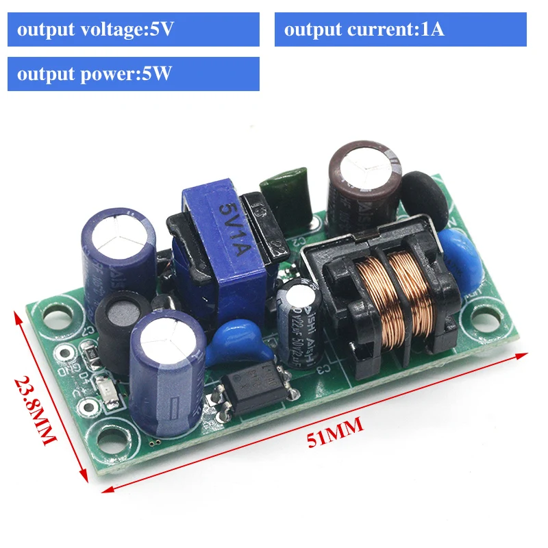 Ac-dc 3.3v/5v/12v Precision Buck Converter Ac 220v To 5v Dc Step Down Transformer Power Supply ...