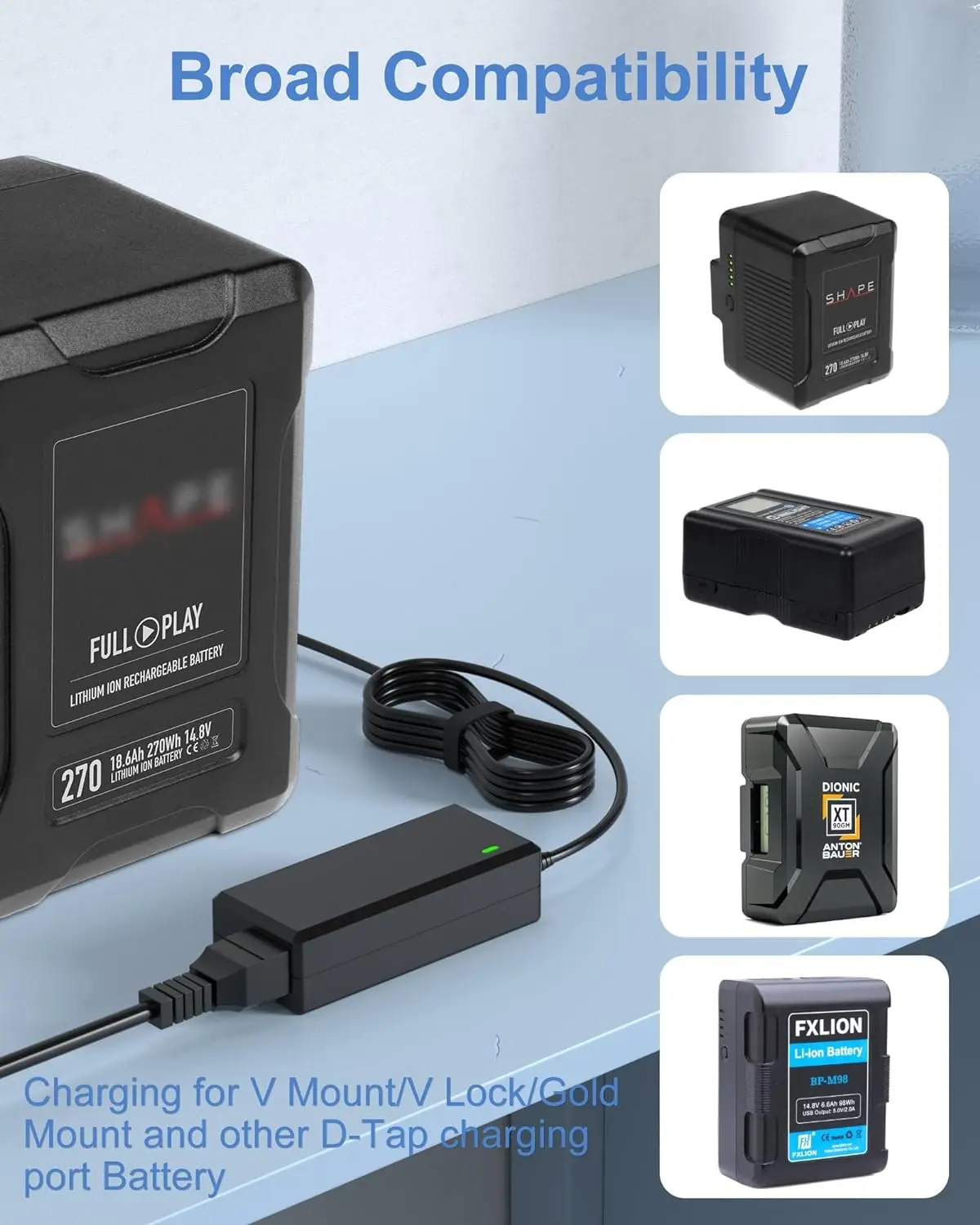 16.8v 5a 4s Lithium Ion Battery Pack Charger Adapter For Electric Drill Tool D-tap 14.8v 16.8v ...