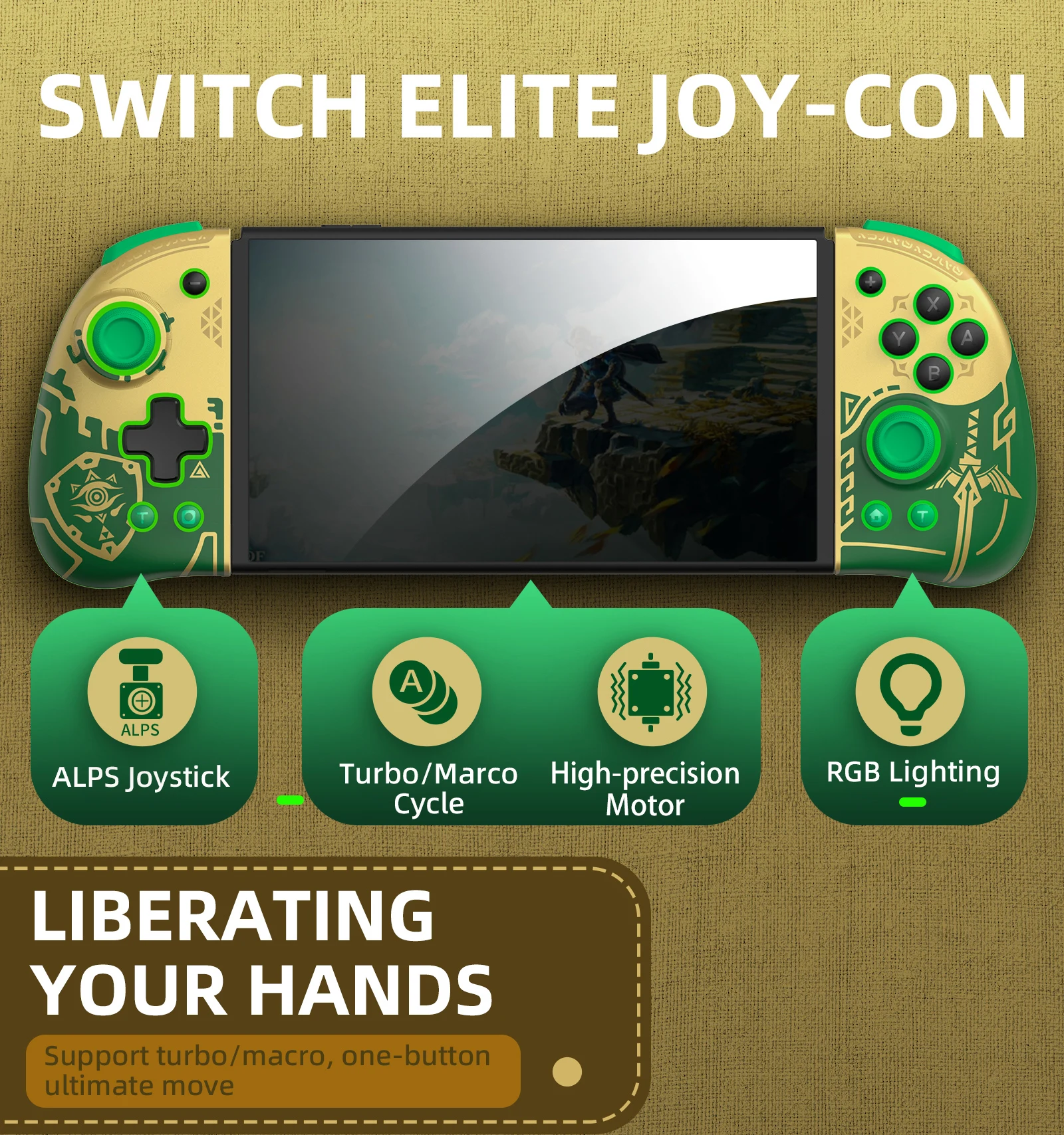 2023任天堂开关有机发光二极管塞尔达眼泪王国系列配件握把储物盒保护套摇杆帽游戏配件 - Buy 塞尔达传说之泪王国:,Nintendo Switch保护套,任天堂游戏配件 Product ...