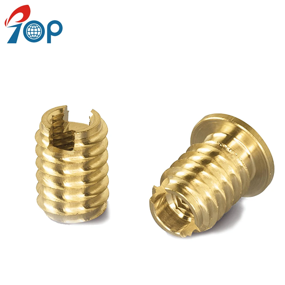 Brass Self Tapping Insert Nut For Wood Metal Plastics - Buy Brass Self Tapping Insert Nut,Self ...