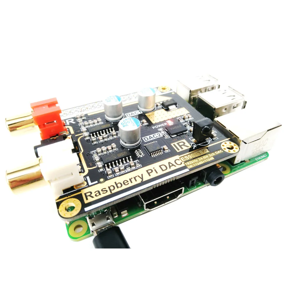 Volumio Mode Raspberry Pi DAC Raspberry Pi 3B+ HIFI Dual Decoding DAC I2S| Alibaba.com
