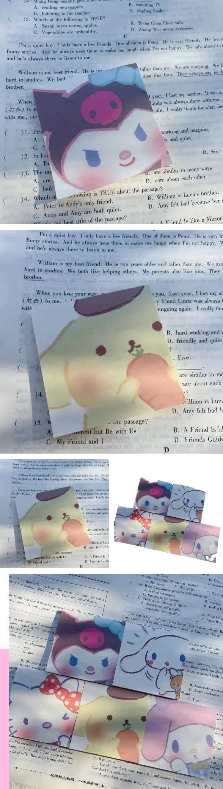 Ambr 2024 Hot Sell Kuromi Note Book Cute Jade Laurel Dog Kuromi Good High Appearance Level Hand ...