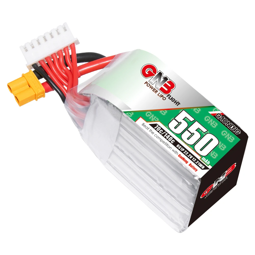 Gaoneng Gnb 6s 22.2v 550mah 70c 140c Xt30 Rc Lipo Battery Fpv Drone Rc Car - Buy Cnhl Getfpv ...